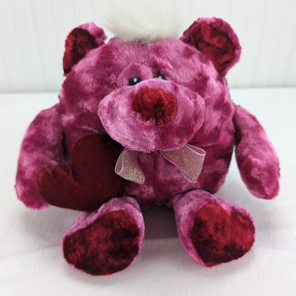 Dan Dee | Toys | Dan Dee Pink Round Teddy Bear Plush 2 Stuffed Animal ...